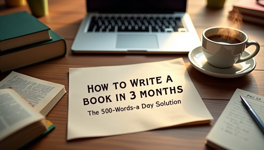 How to Write a Book in 3 Months – The 500-Words-a-Day Solution