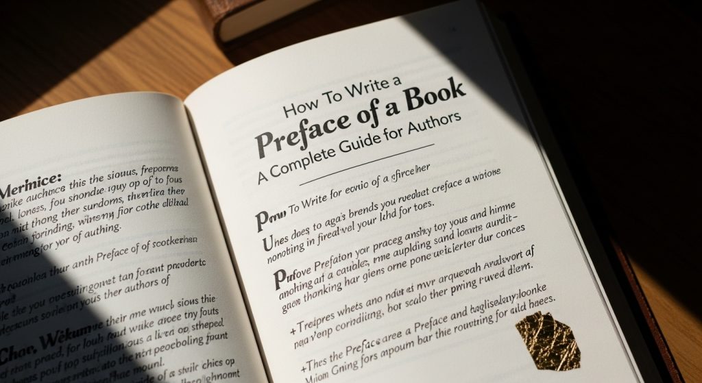 How To Write a Preface of a Book