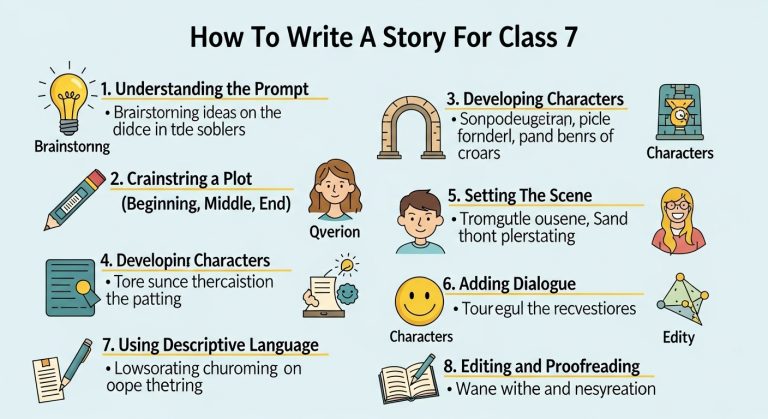 How To Write A Story For Class 7