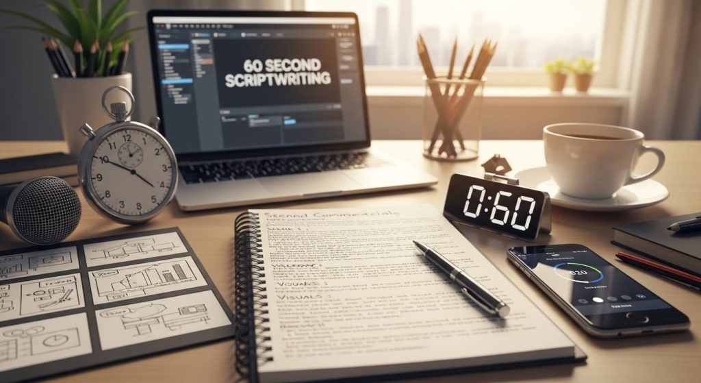 How to Write a 60-Second Commercial Script: A Step-by-Step Guide