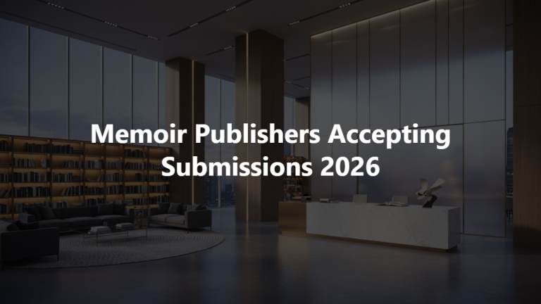 Memoir Publishers Accepting Submissions 2026 - Ghostwriting LLC