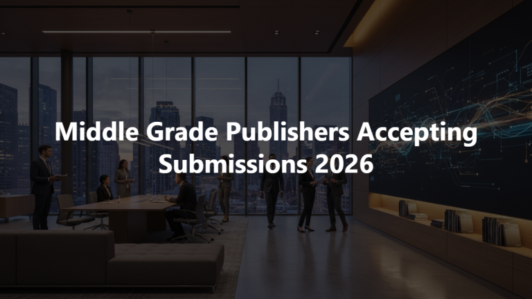 Middle Grade Publishers Accepting Submissions 2026 - Ghostwriting LLC
