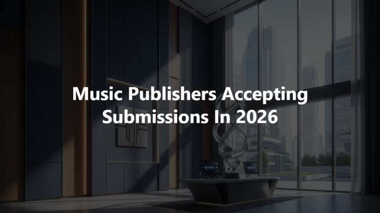 Music Publishers Accepting Submissions In 2026 - Ghostwriting LLC