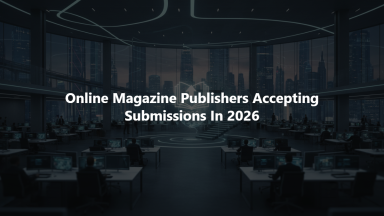 Online Magazine Publishers Accepting Submissions In 2026 - Ghostwriting LLC