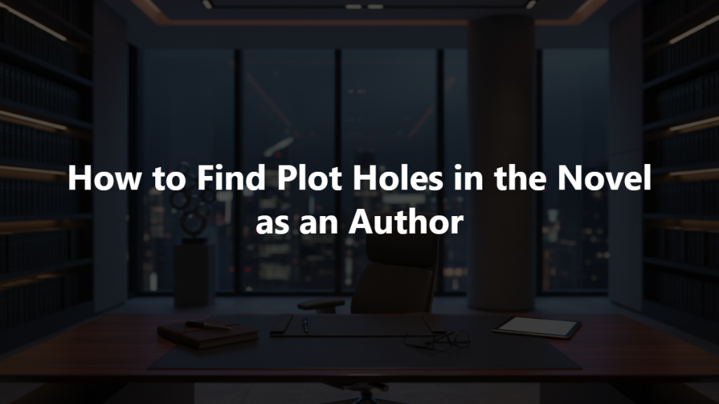 How to Find Plot Holes in the Novel as an Author - Ghostwriting LLC
