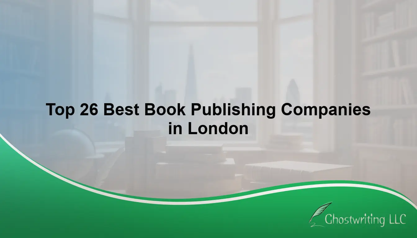Top 26 Best Book Publishing Companies in London for 2026 - Ghostwriting LLC